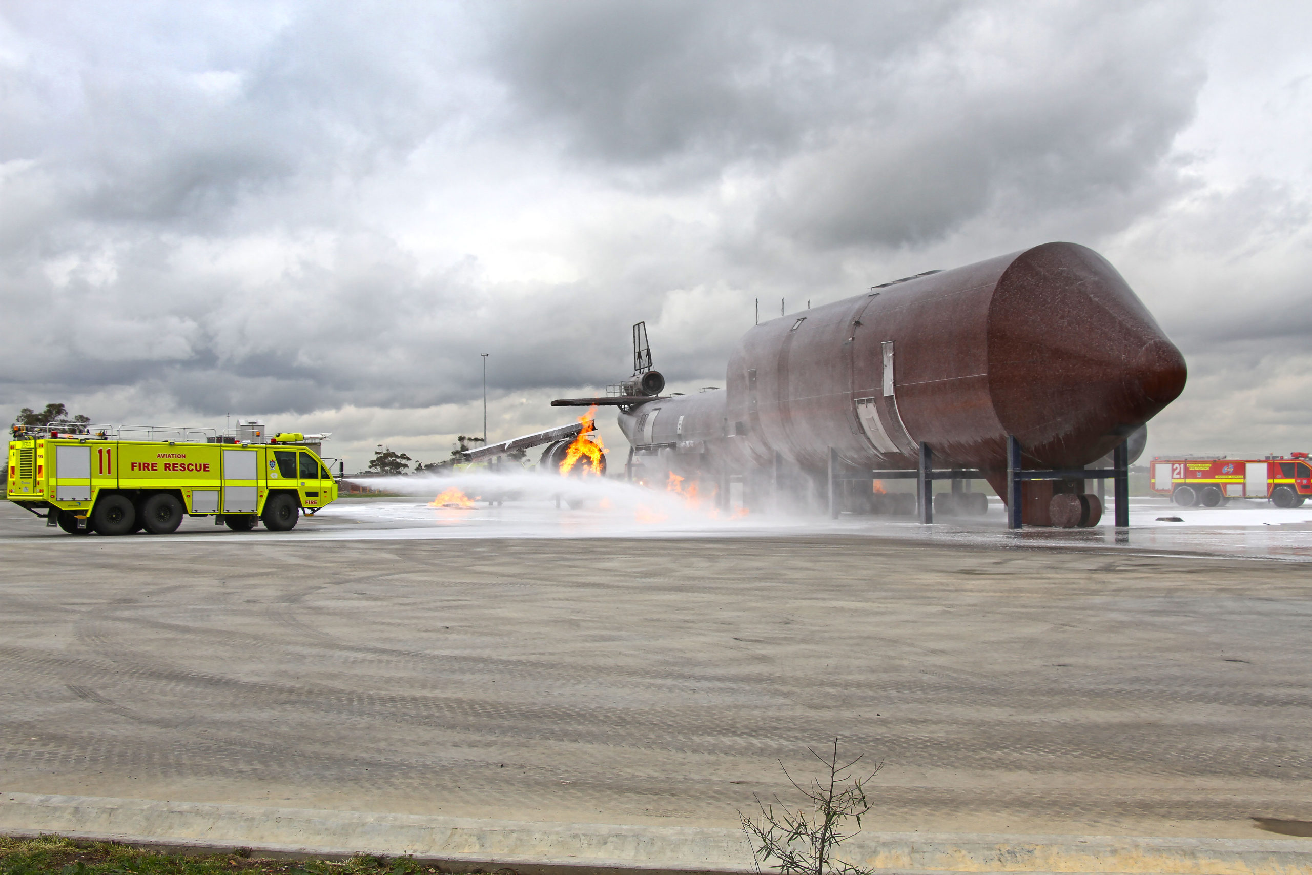 Hot fire training - Airservices